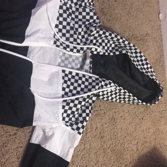 Jackets & Coats | This Is A Black And White Checkered Jacket | Poshmark